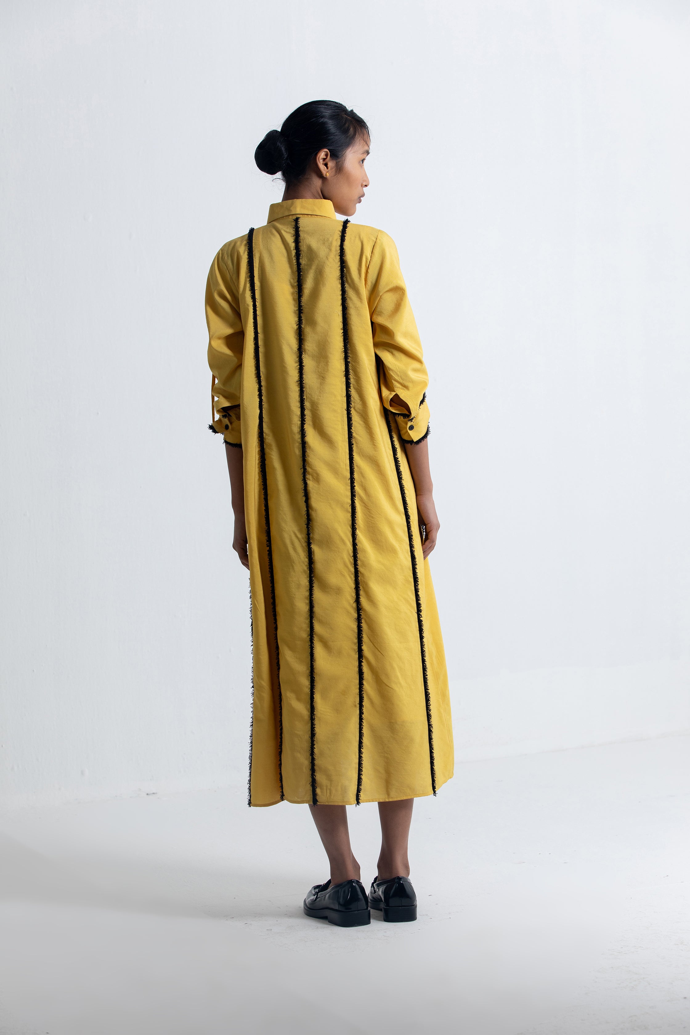 Brushed yellow dress – studiocorpora